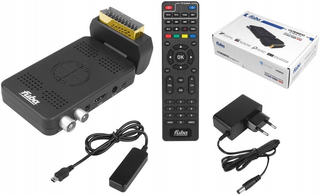 Tuner Dekoder DVB-T2 FUBA ODE8610 HEVC MINI 10bit - 12243505684 ...