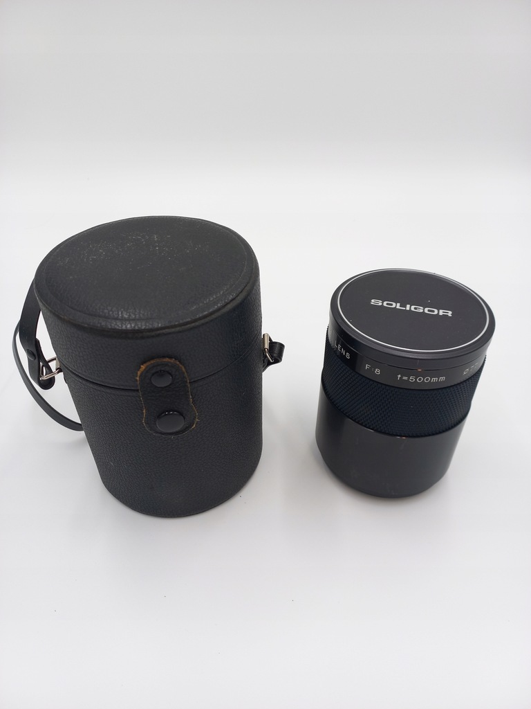 OBIEKTYW SOLIGOR C/D MIRROR LENS F:8 500 mm fi 77 No 5805380 ...
