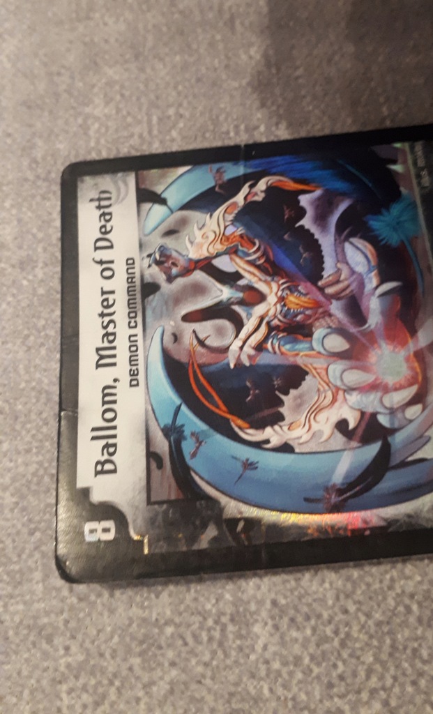 Duel Masters HOLO BALLOM,MASTER OF DEATH SUPERRARE - 8819741292 - oficjalne archiwum Allegro