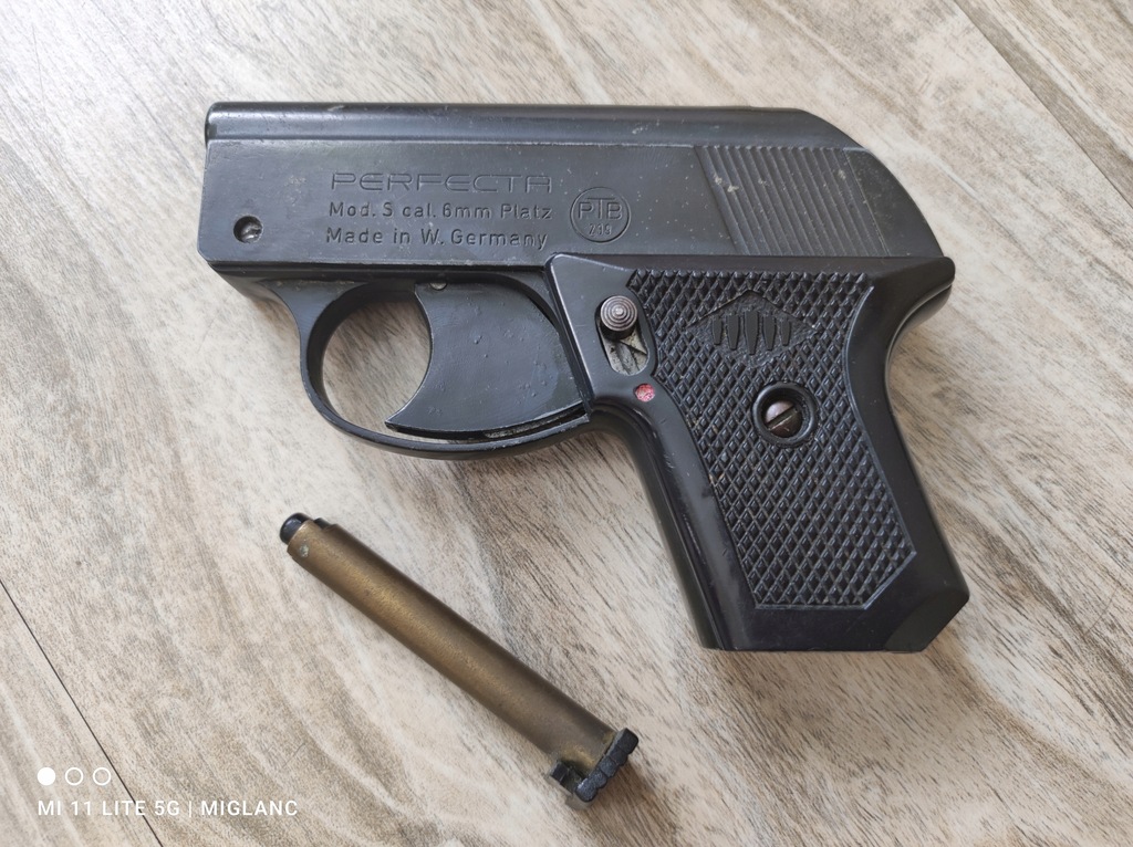 Pistolet Hukowy Startowy Perfecta Mod. S 6mm Short OKAZJA ...