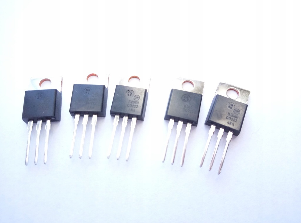 [ 4szt] MBR2060CT Dioda Schottky 2x10A 60V TO220 - 9684493013 ...