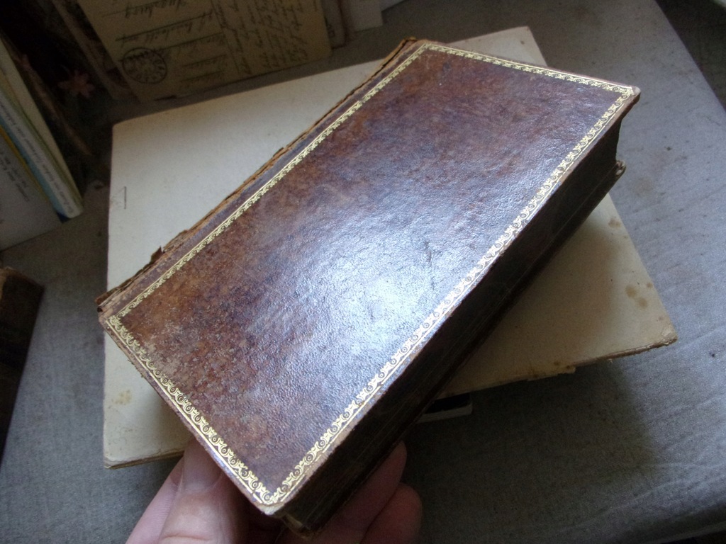 Piękna BIBLIA STARY TESTAMENT KSIĘGA LICZB SĘDZIÓW RUTH łac/fr SKÓRA ...