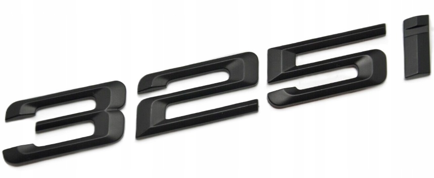 BMW 325i EMBLEMAT ZNACZEK LITERKI NAKLEJKA NAPIS - 15100013541 ...