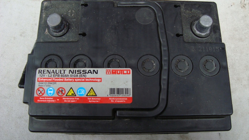 CLIO IV 4 AKUMULATOR 60AH 510A START STOP - 8569416896 - oficjalne ...