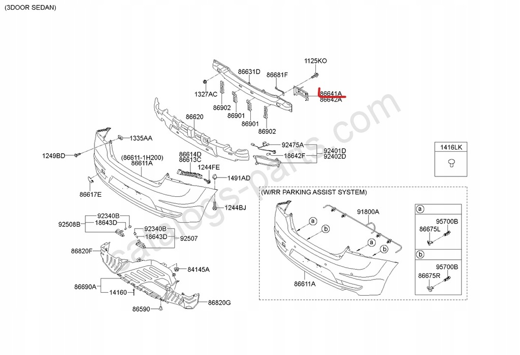 KIA CEED I SW MOCOWANIE STREFA NOWA 86641 1H100 - 11217231477 ...