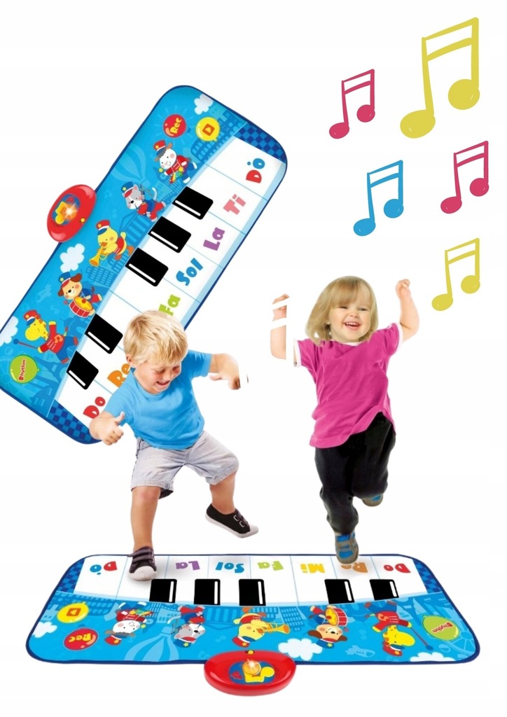 Skacz i Graj Interaktywna Mata Pianinko SMILY PLAY - 12005130314 ...