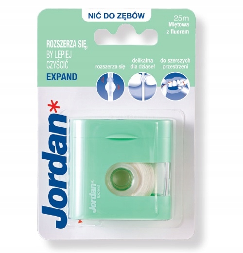 Jordan Expand rozszerzająca się nić do zębów 25m ( - 13301818920 ...