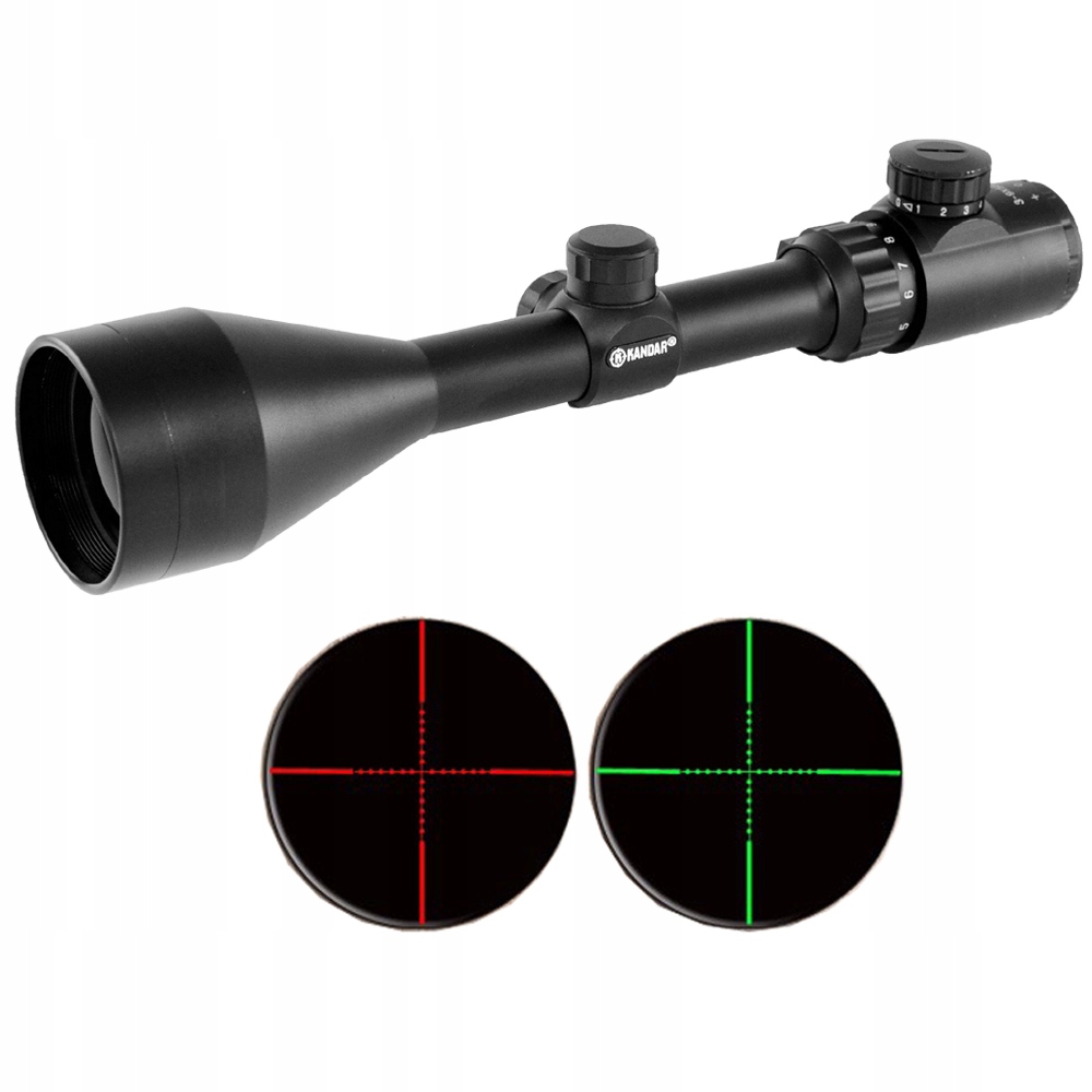 Luneta celownicza Kandar 3-9x56 EG MilDot celownik - 14237543804 ...