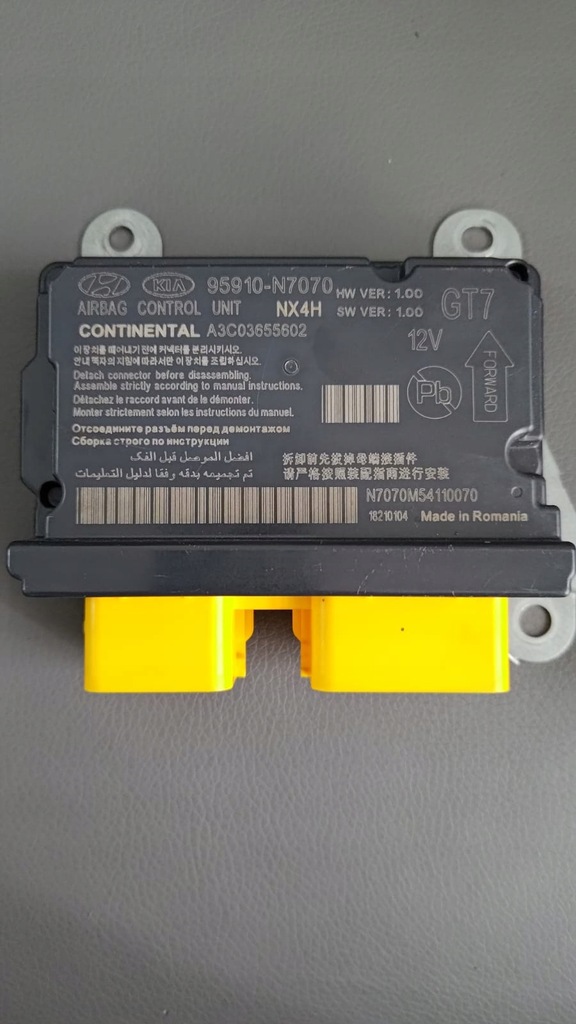 CRASH DATA RESET NAPRAWA 95910-N7070 CZ000 N9080 - 12888420050 ...