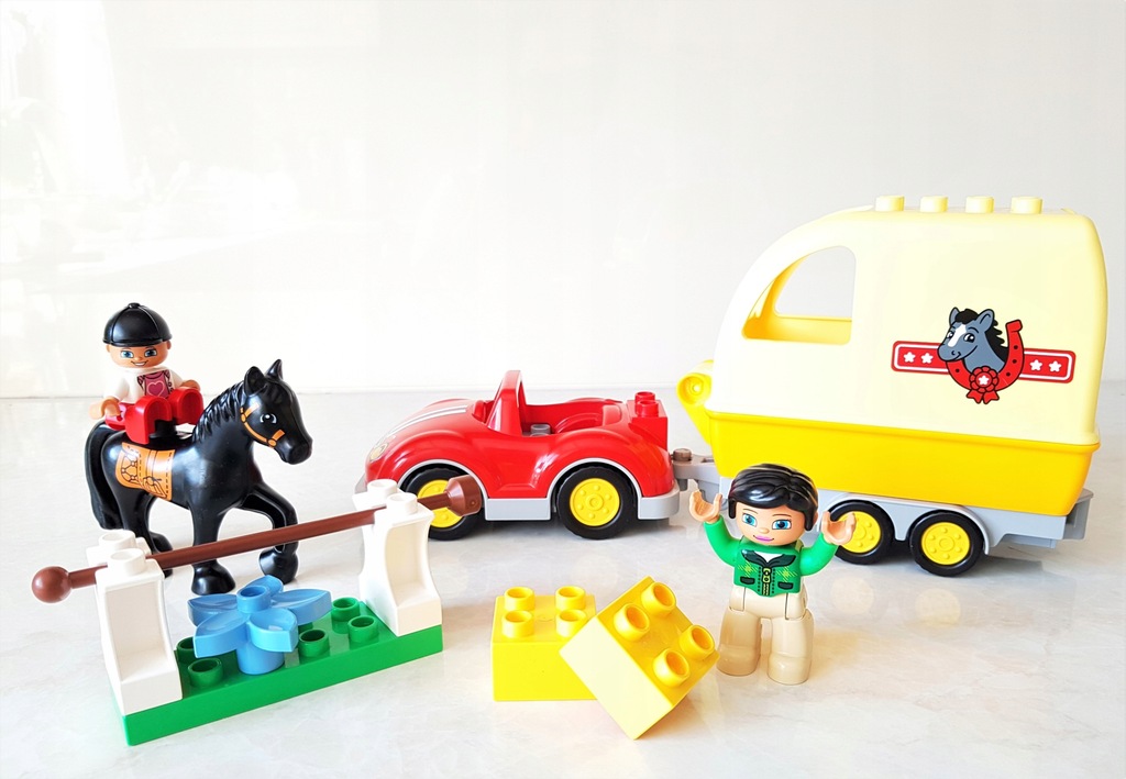 LEGO DUPLO Przyczepa dla koni 10807 koń konik #66 - 12784894988 - oficjalne archiwum Allegro