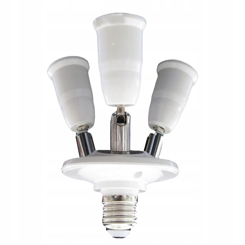 Universal White PBT E27 do 3 E27 360 Stopni Obrót - 12266024685 - oficjalne archiwum Allegro