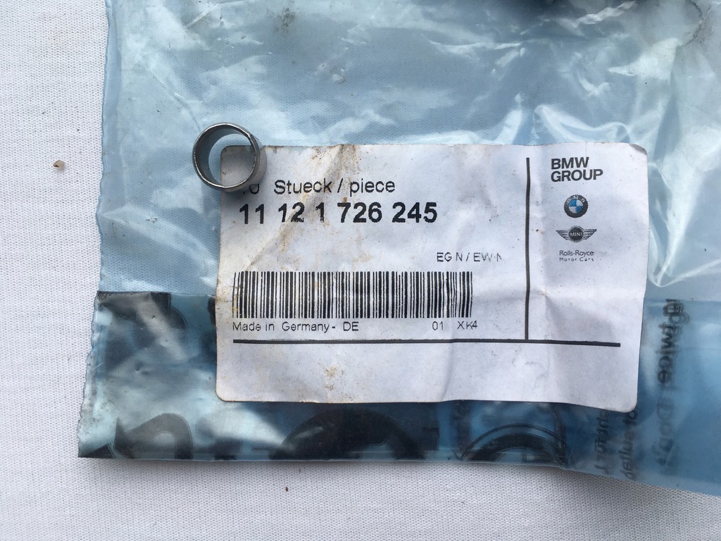 11121726245 Tulejka pasowana BMW E46 E90 E91 F10 - 9704800078 ...