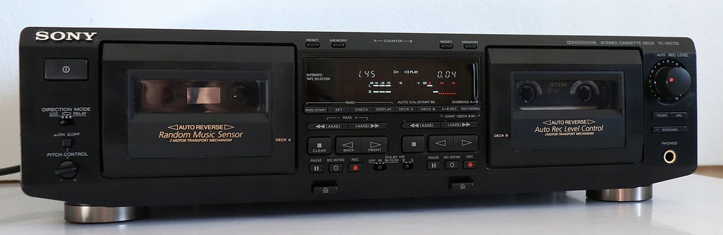 SONY TC-WE725 Top Model Doppel Deck Dolby B/C kalibracja zapis 2 ... SONY TC-WE725 Top Model Doppel Deck Dolby B/C kalibracja zapis 2 ...