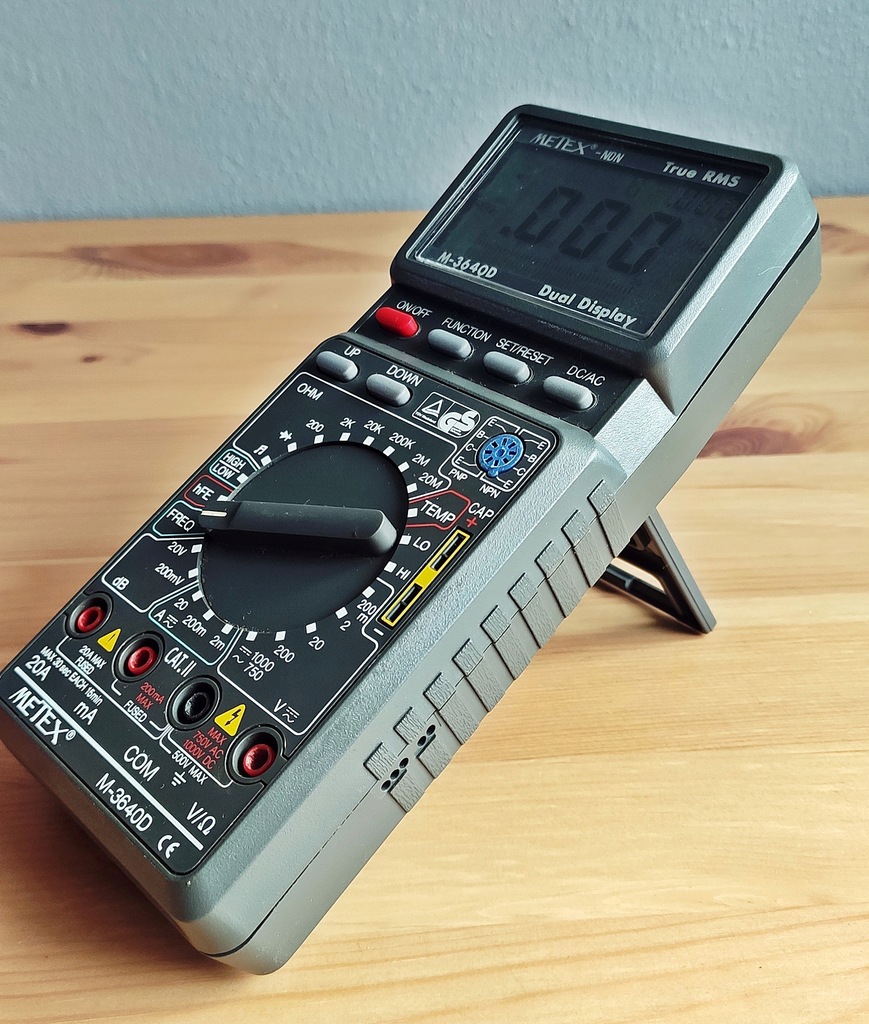 Digital multimetr METEX M-3640D - 11430034157 - oficjalne archiwum Allegro