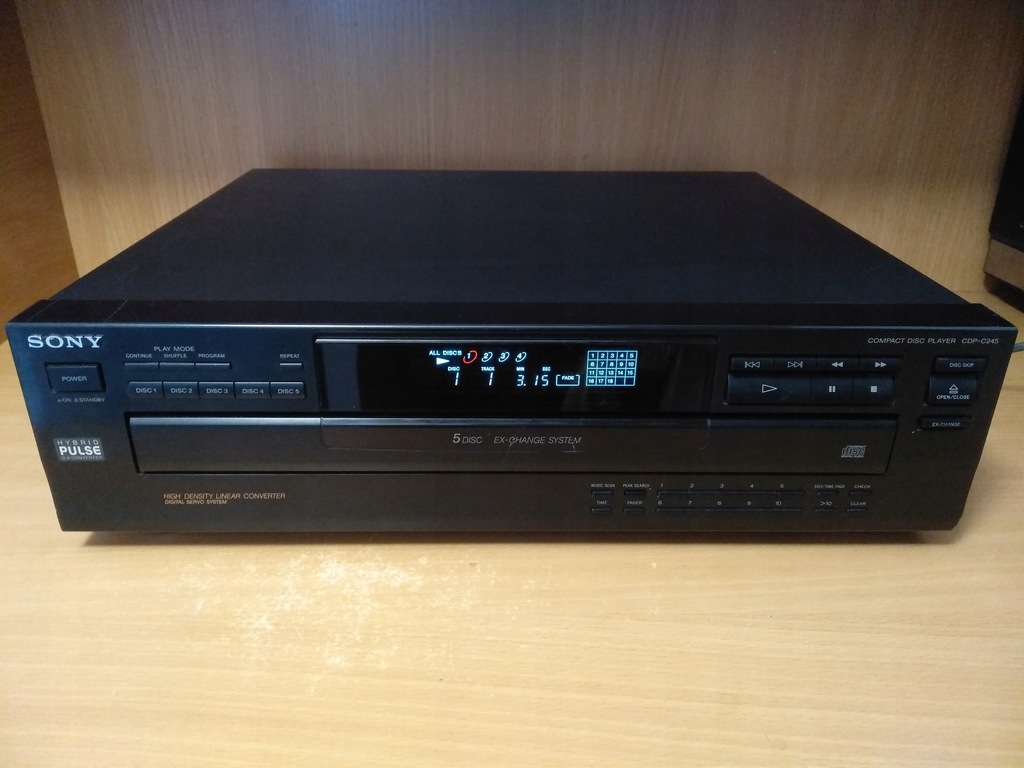 COMPACT DISC PLAYER CDP-C245 - 11769885333 - oficjalne archiwum Allegro