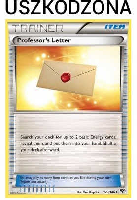 Karta Pokemon Professor's Letter (XY 123) 123/146 - 13920219474 ...