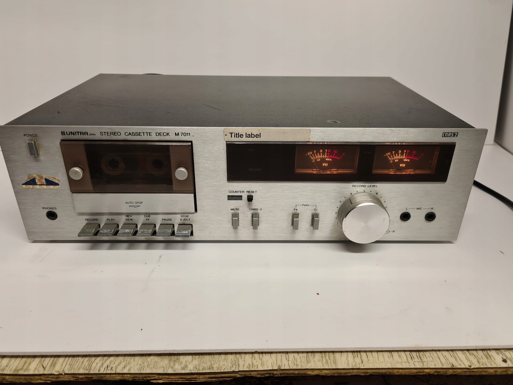 Magnetofon Unitra Deck 7011 - 12069369226 - oficjalne archiwum Allegro