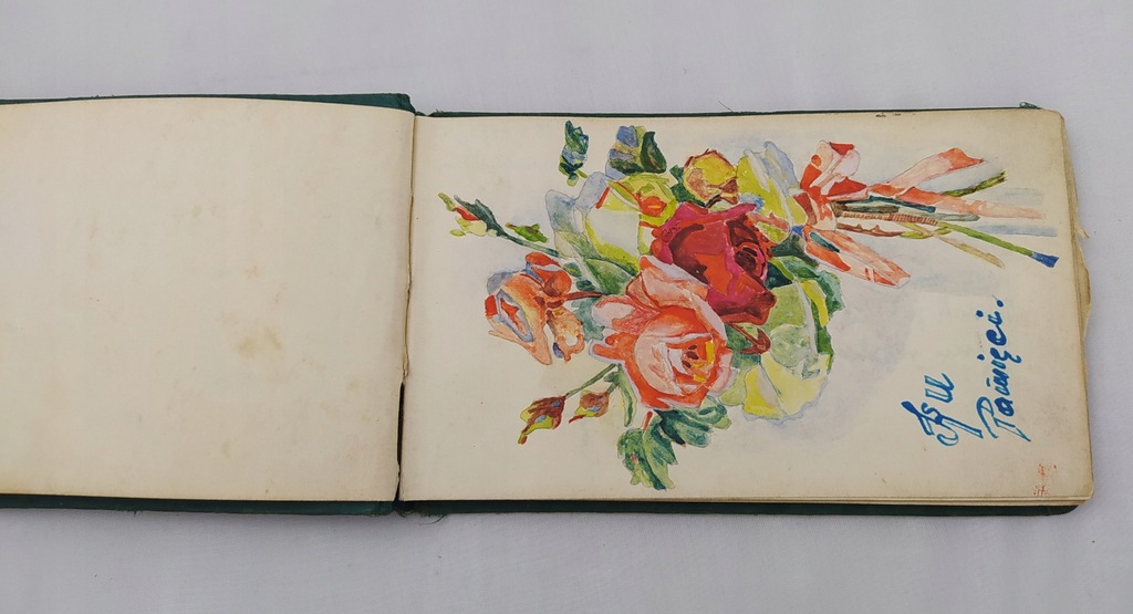 Stary pamiętnik Medwedówka Krzemieniec Kresy 1936 - 12838544261 ...