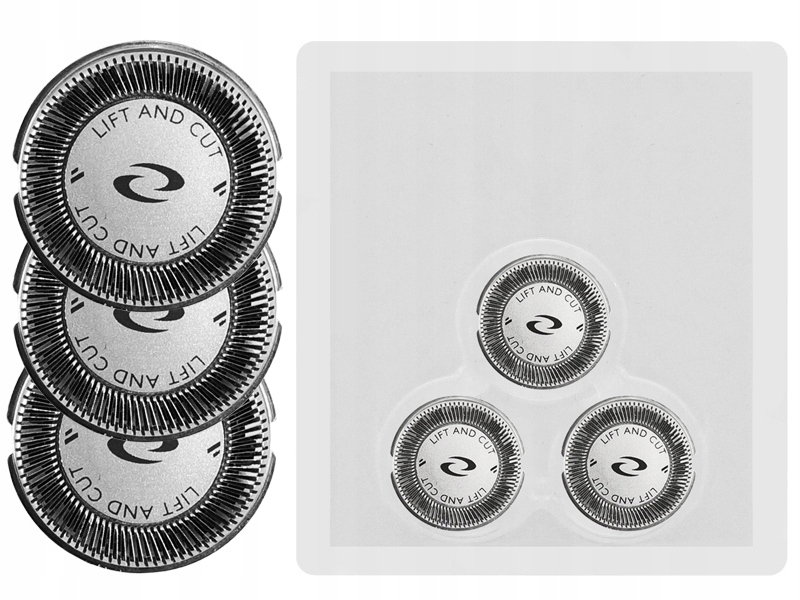 GŁOWICE OSTRZA HQ3 HQ4 HQ5 HQ55 HQ56 DO PHILIPS x3 - 12996986100 ...