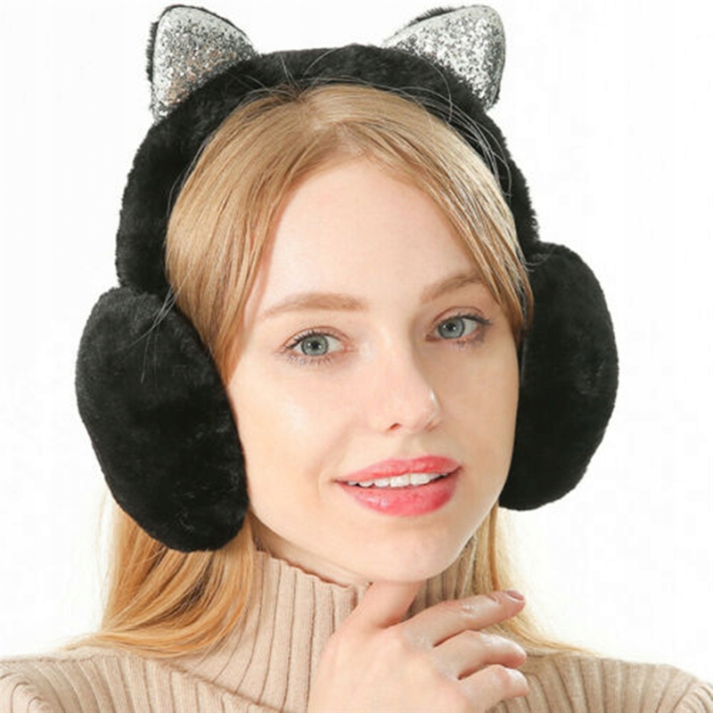 Nauszniki zimowe damskie opaska z uszami - 11639190148 - oficjalne archiwum Allegro