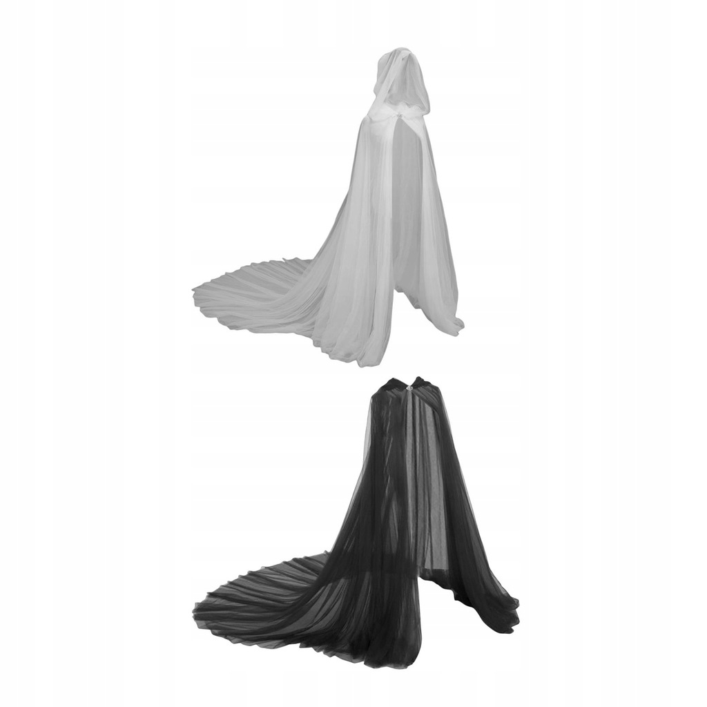 Long ed Cape Halloween Costume Tulle Cape Cloak - 13088505825 ...