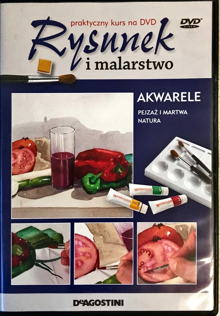 DVD RYSUNEK I MALARSTWO AKWARELE 15 - 13284412042 - oficjalne archiwum Allegro