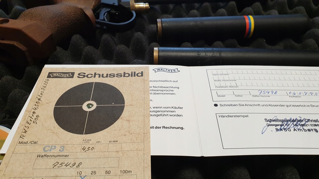 PISTOLET PNEUMATYCZNY WALTHER CP3 WIATRÓWKA CO2 - 12237263220 ...