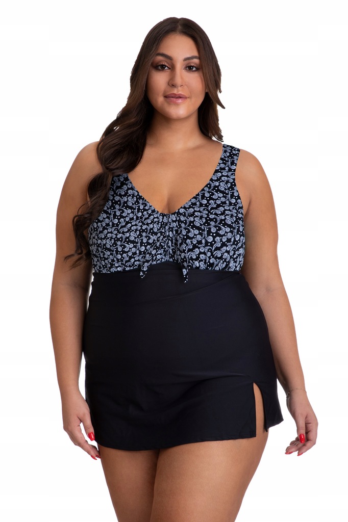 TANKINI Strój kąpielowy DUŻE Rozmiary 5XL 50 52 54 - 11804327111 - oficjalne archiwum Allegro