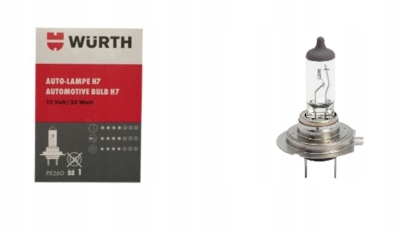 ŻARÓWKA ŻARÓWKI H7 12V 55W WURTH FIRSTEC - 8699186819 - oficjalne archiwum Allegro