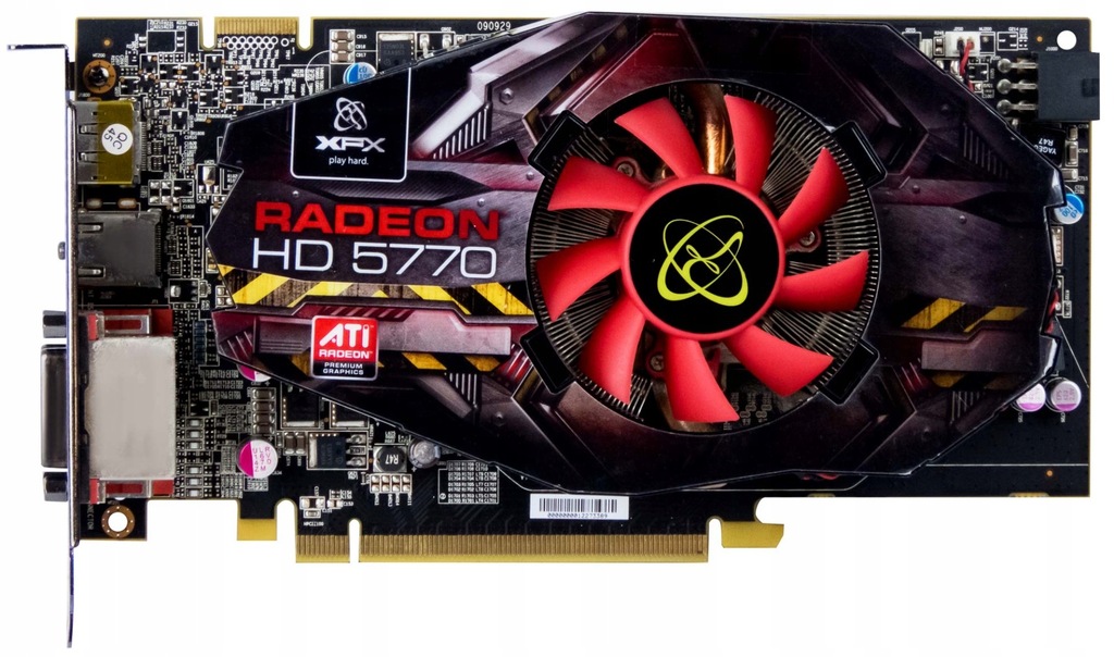 XFX AMD RADEON HD 5770 1GB HD-577X-ZN - 11485497140 - oficjalne archiwum Allegro