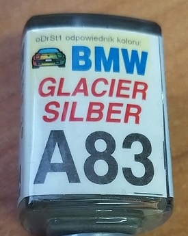 ZAPRAWKA LAKIERNICZA BMW A83 glacier silber - 13482253245 - oficjalne ...
