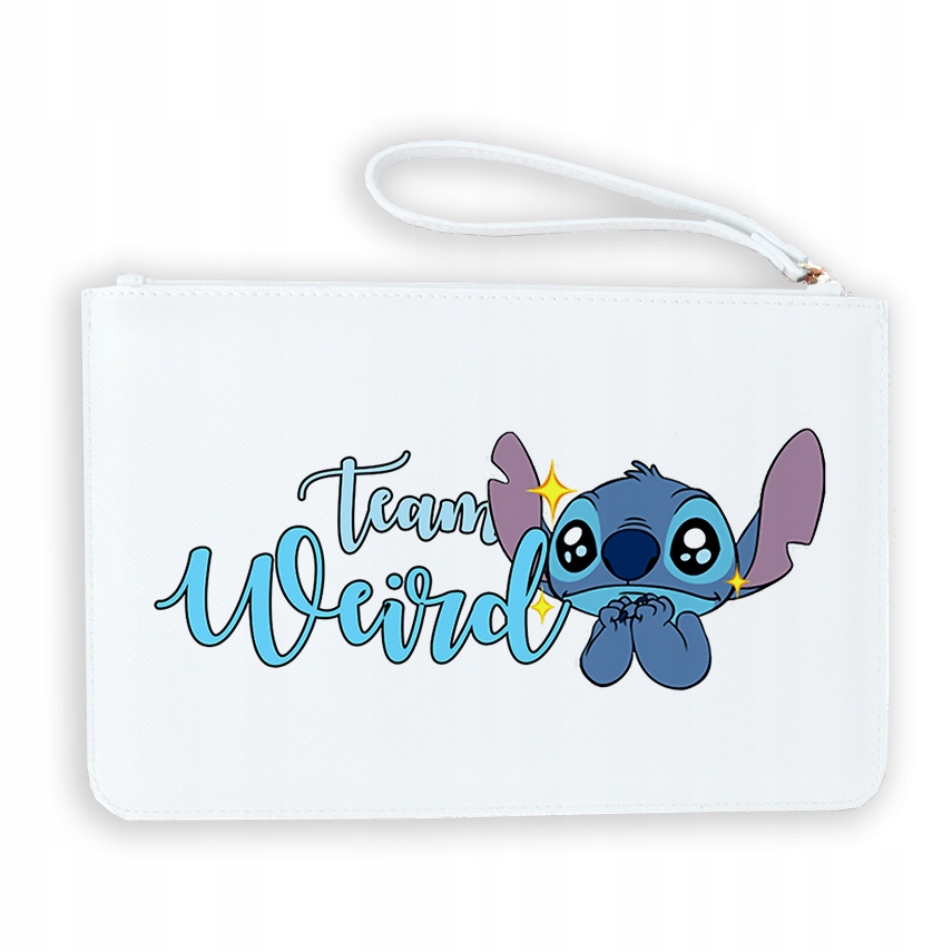 KOSMETYCZKA Podróżna Biała Na Prezent Dla Fana LILO STICH TEAM WEIRD ...