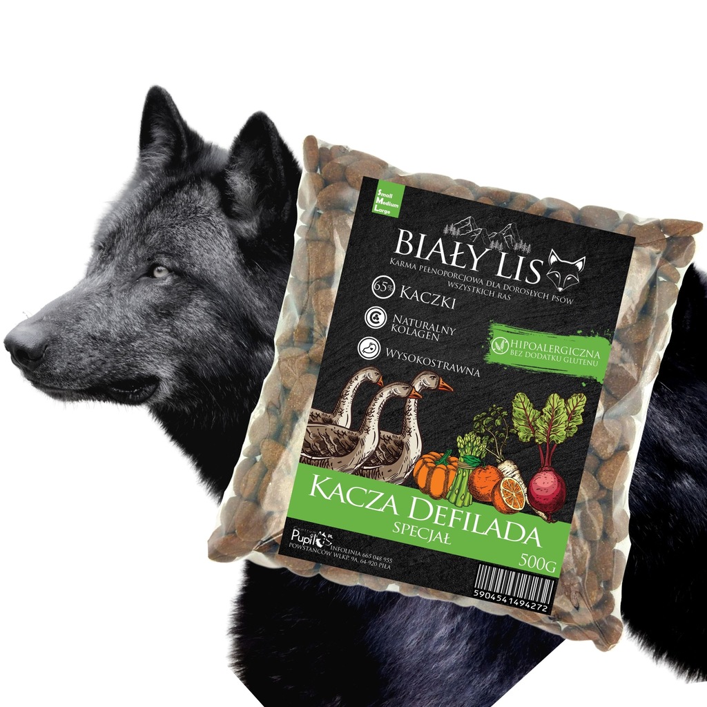 Biały Lis Kacza Defilada Specjał 500g - 12356161908 - oficjalne archiwum Allegro
