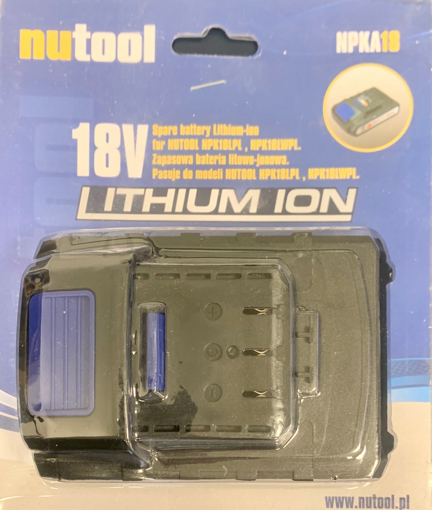 Nutool akumulator wkrętarki 18V 1,3Ah NPKA18 - 10027656868 - oficjalne ...