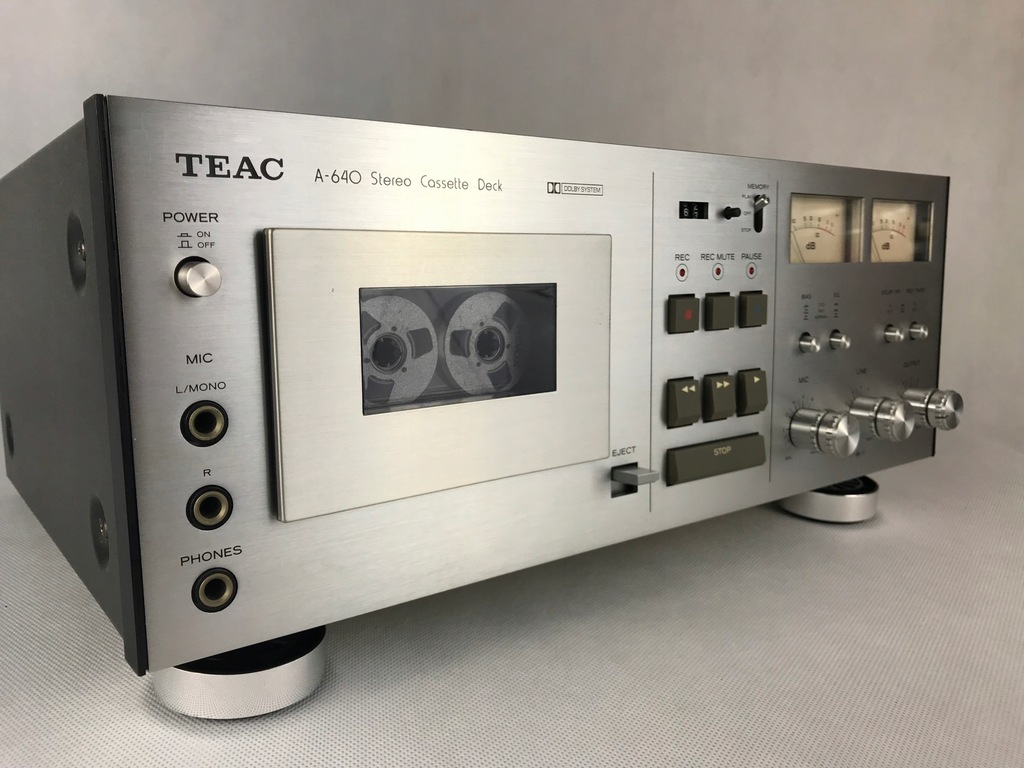Retro Magnetofon kasetowy TEAC A-640 Top-Model USA - 9271747248 ...