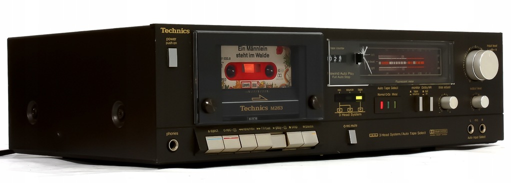 TECHNICS RS-M263 REWELACYJNY MAGNETOFON STEREO - 12325355538 ...