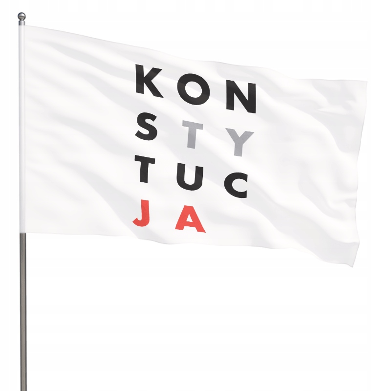 Flaga KONSTYTUCJA 70 x 110 cm anty PiS - 13426932580 - oficjalne ...