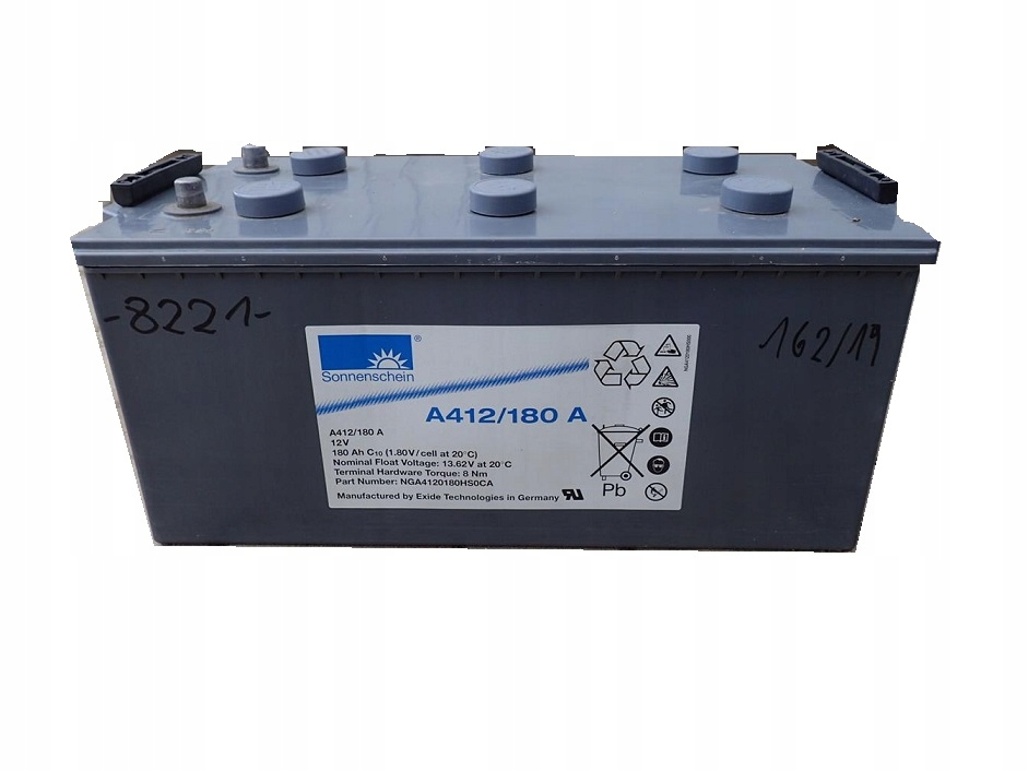 Akumulator żelowy Sonnenschein A412/180A 12V 66kg - 8773435189 - oficjalne archiwum Allegro