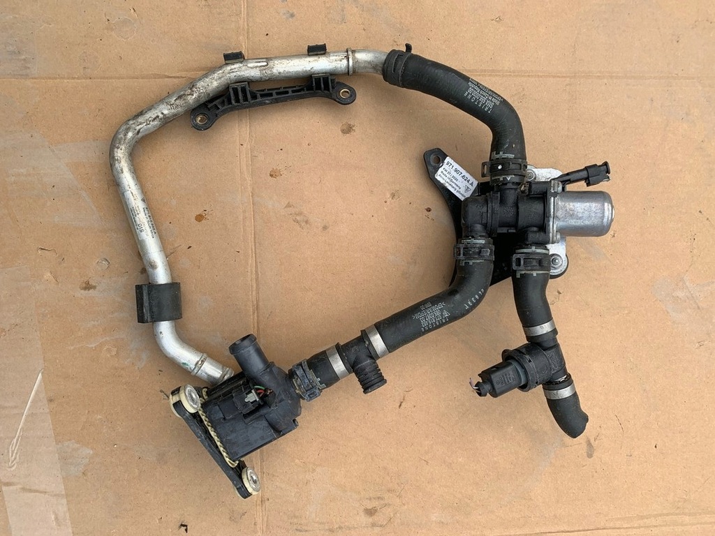 PORSCHE PANAMERA 4 971 2.9 V6 E-HYBRID RURKA WODY WĘŻE 971907624A ...