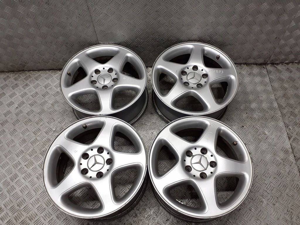 FELGI 16” ALUMINIOWE KOMPLET MERCEDES C-KLASA W203 - 13585711329 - oficjalne archiwum Allegro