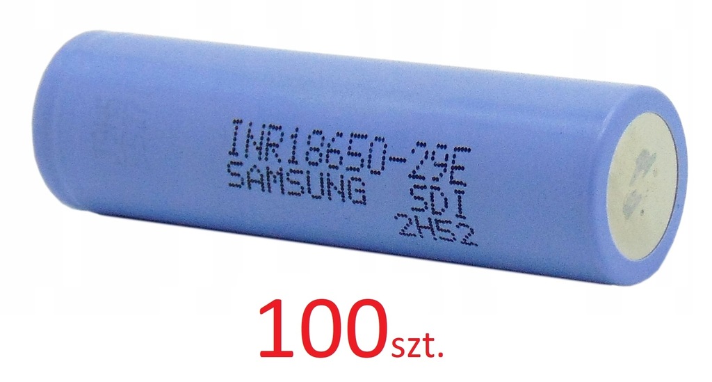 Akumulator Samsung INR18650-29E 2850mAh 8A 100szt - 13213014580 ...