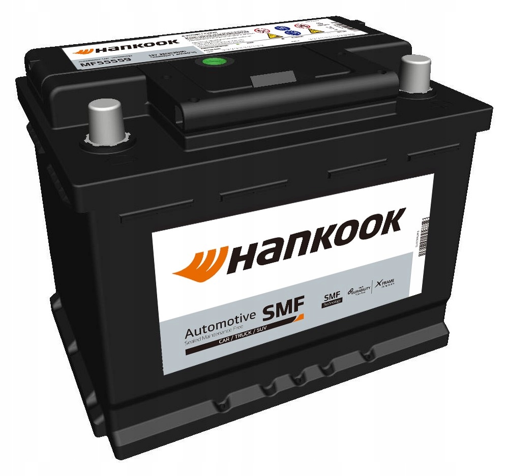 Akumulator HANKOOK 12V 62Ah/540A (P+ biegun standardowy) - 14444347844 ...