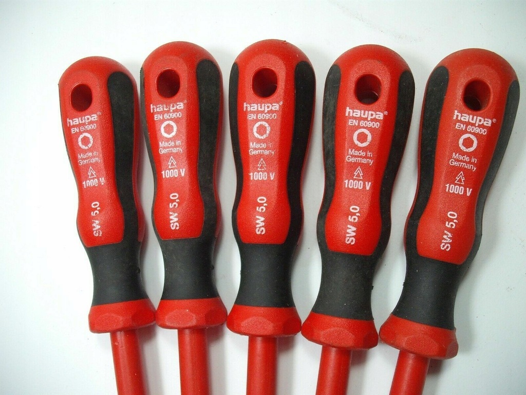 Haupa WS 5,0 VDE Wkrętak Klucz nasadowy izolowany 1000v - 14611593067 - oficjalne archiwum Allegro