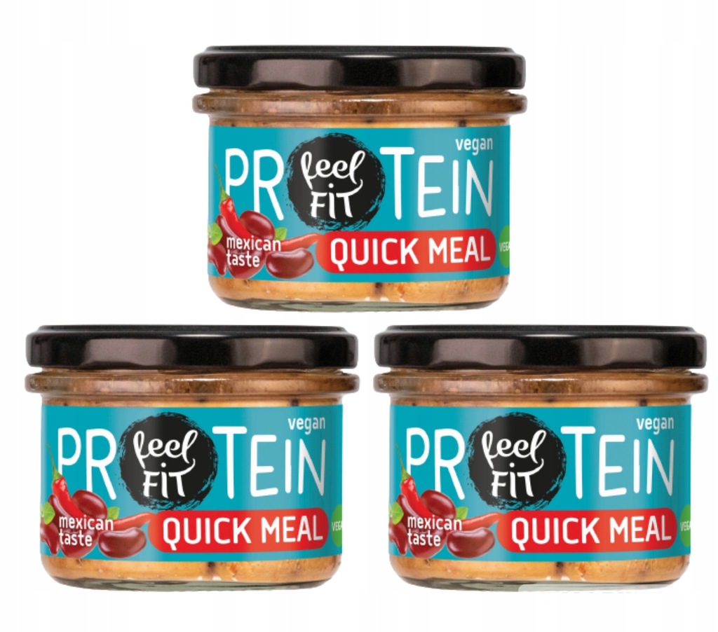 Feel FIT Proteinowe danie warzywne meksykańskie x3 - 13219743499 ...