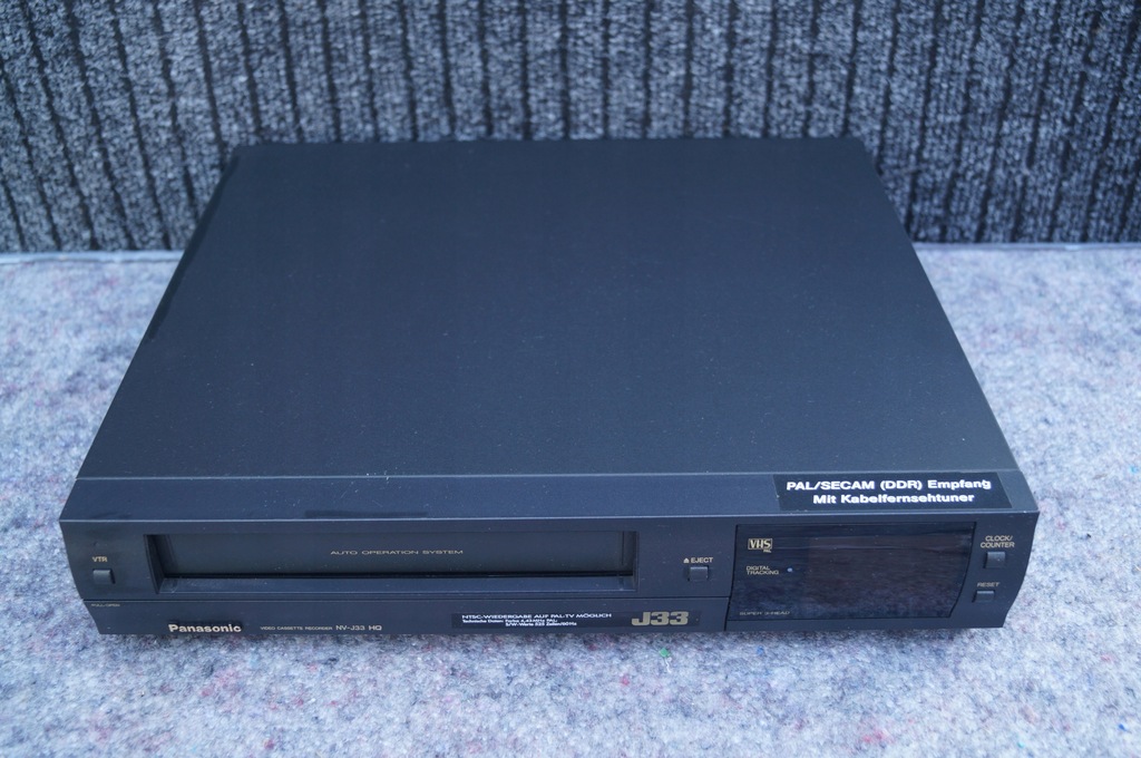 Magnetowid,VHS Panasonic NV-J33 HQ-Uszkodzony,BCM - 8333014647 ...