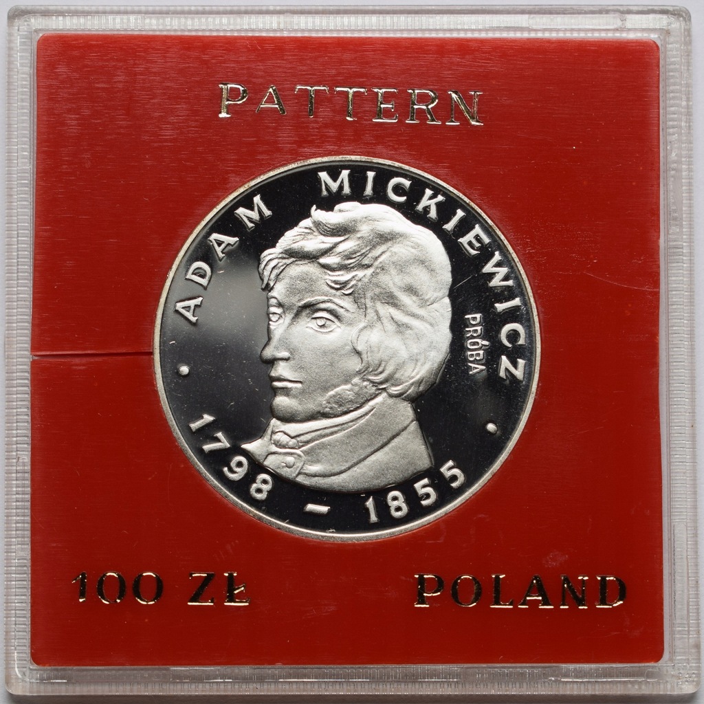 1978 PRL Adam Mickiewicz PRÓBA - 100 złotych - 13392002530 - oficjalne archiwum Allegro