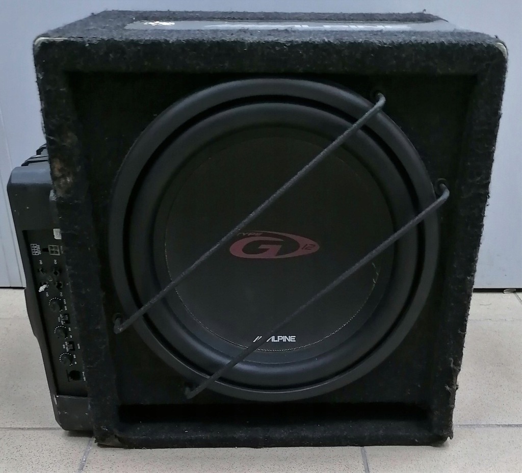 Subwoofer ALPINE SBG-1244BR + wzmacniacz - 11784666919 - oficjalne ...