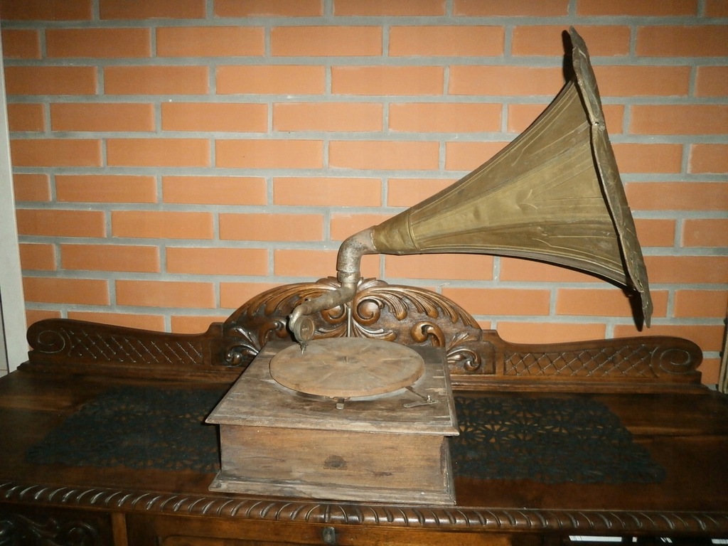 Gramofon Diamond Pathe patefon - 11405649030 - oficjalne archiwum Allegro