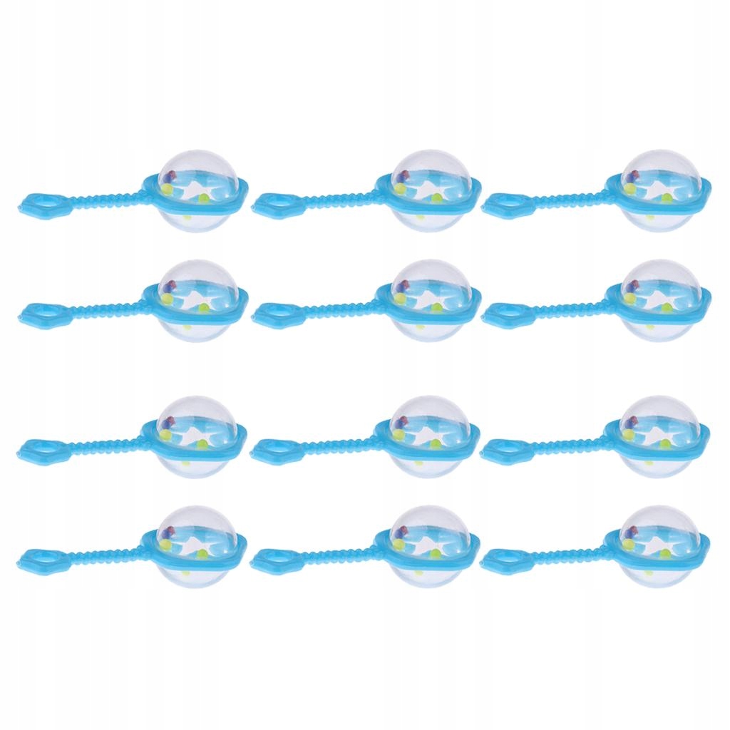 Pack of 1 Mini Rattles Baby Bells Baby Shower Blue - 13726498759 ...