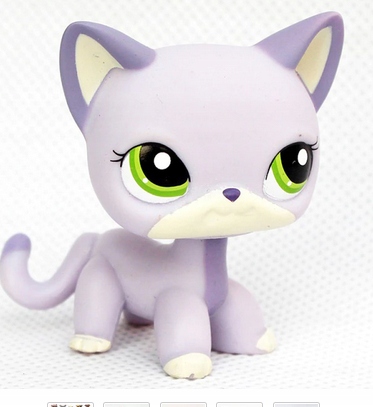 LPS Littlest Pet Shop KOTEK SHORTHAIR fioletowy - 13148295509 ...